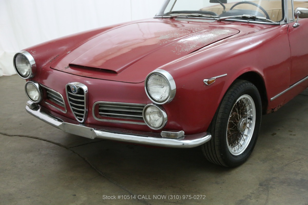 1965 Alfa Romeo 2600 Spider with 2 tops | Beverly Hills Car Club