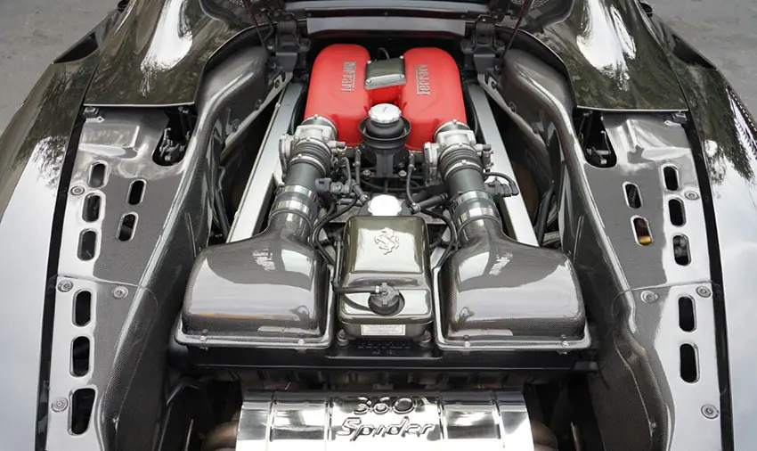 Ferrari 360 Engine Coupe 2000 Ferrari 360 Modena Coupe 3.6 Liter V8